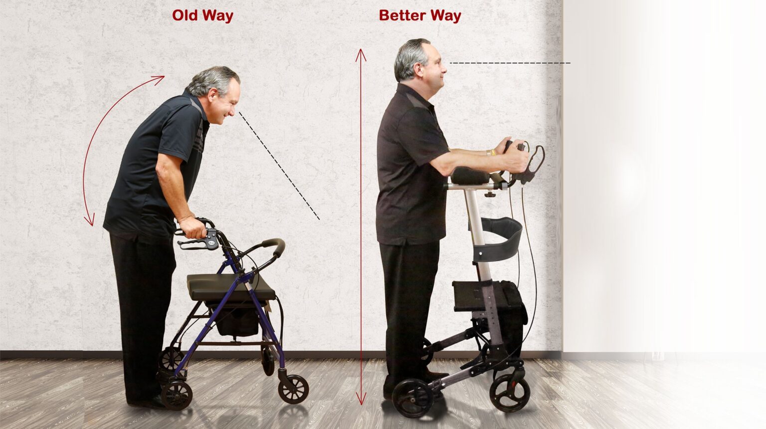 Is a Traditional Walker Bad for Your Back? - Imagup